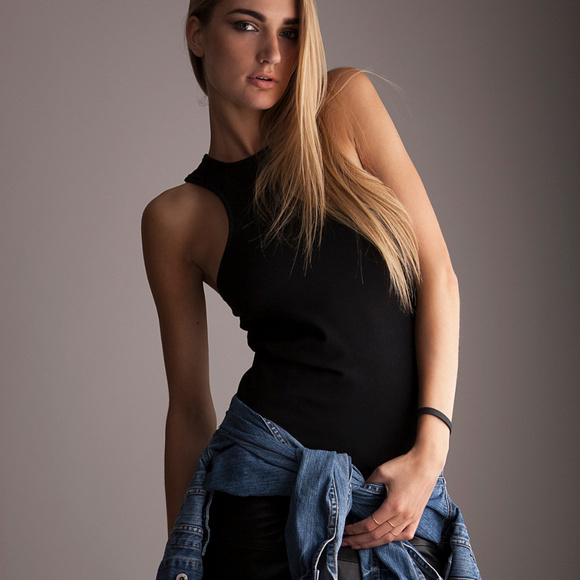 Teesentials | Tops | Nwt Sexy Black Hour Glass Tank Tee | Poshmark